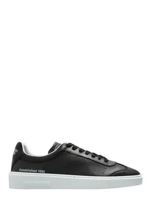 Dsquared2 Rider Leather Sneakers - Black