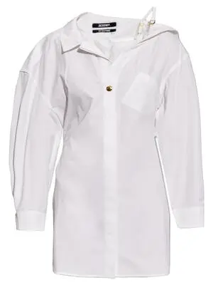 Jacquemus Mini Shirt Dress - White