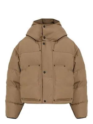 Dsquared2 Down Puffer Jacket With Logo - Brown
