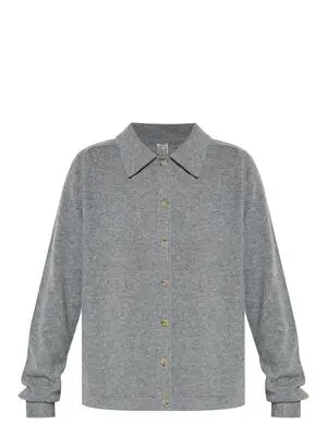TOTÊME Cashmere Cardigan - Grey