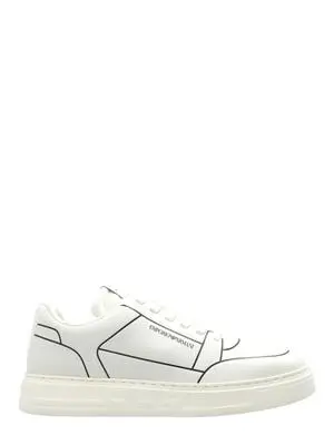 Emporio Armani Logo Sneakers - White