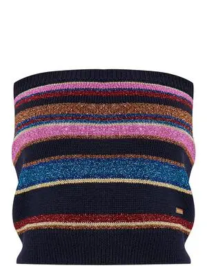 Dsquared2 Lurex Thread Bandeau Top - Multicolour