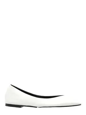 Jacquemus Les Ballerines Ovalo Ballet Flats - White