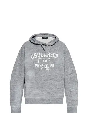 Dsquared2 Printed Cotton Sweatshirt - Grey