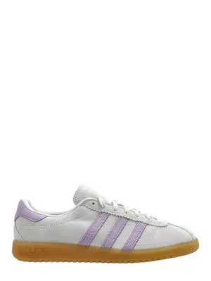 ADIDAS ORIGINALS Suede Sneakers With Lilac Accents - Grey