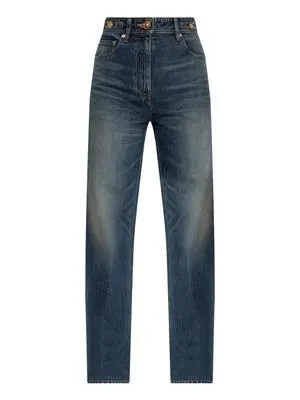 Versace Straight-leg Jeans - Navy Blue