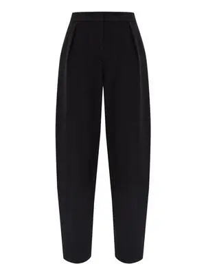 Emporio Armani Tapered Leg Trousers - Black