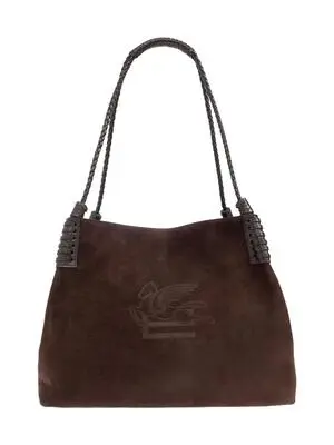 Etro Suede Shoulder Bag - Brown