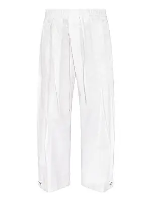 JIL SANDER Oversized Organic Cotton Trousers