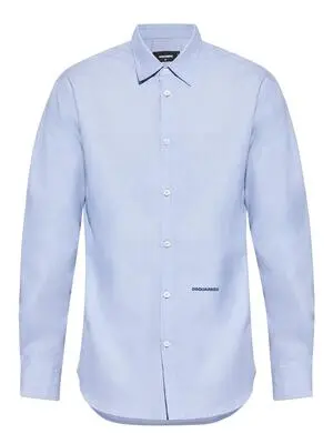 Dsquared2 Shirt With Logo - Light Blue