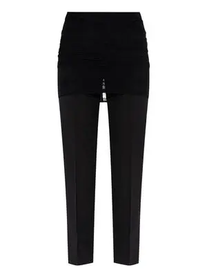 MAISON MARGIELA Creased Trousers - Black