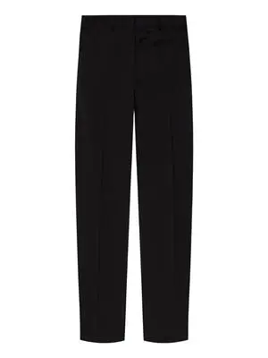 Moschino Wool Creased Trousers - Black