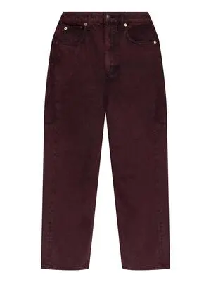 RAG & BONE High-Waisted Straight Leg Jeans