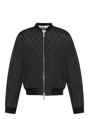 Dsquared2 Quilted Bomber Jacket - Black