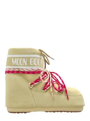 Moon Boot Icon Low Suede Snow Boots - Beige