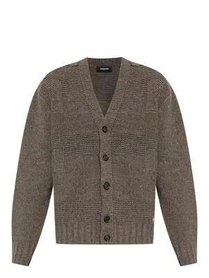 Dsquared2 Wool Cardigan - Brown