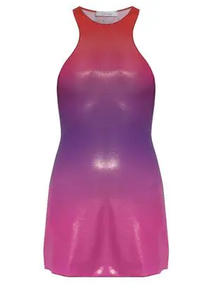 OSEREE Sleeveless Ombre Mini Dress