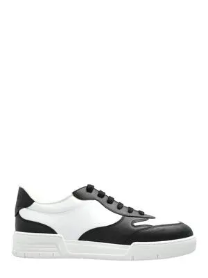 Moschino Leather Low-top Sneakers - White