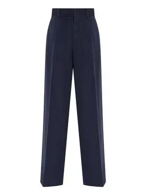 Dsquared2 Wool Trousers - Navy Blue