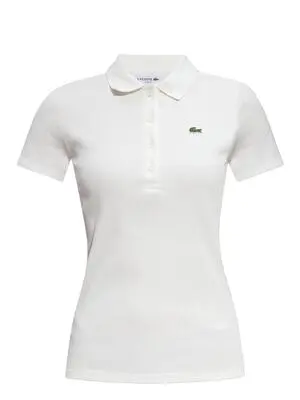 Lacoste Polo Shirt With Logo - White