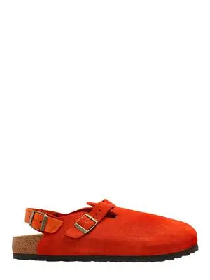 BIRKENSTOCK Tokio II Suede Shoes Orange