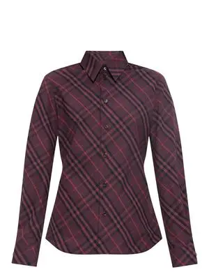 Burberry Simone Shirt - Burgundy