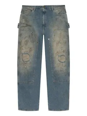 GOLDEN GOOSE Vintage-effect Jeans - Blue