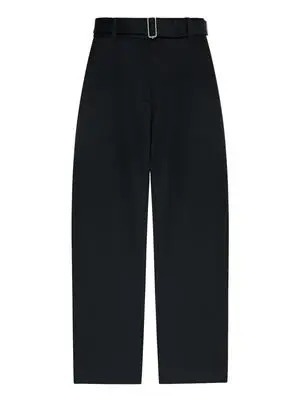 Studio Nicholson Doring’ Belted Wide-leg Trousers - Black