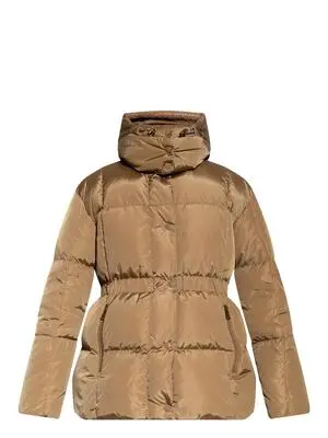 Moncler Moncler Agneux Down Jacket Brown