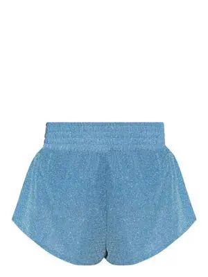Oseree Lurex Thread Shorts - Blue