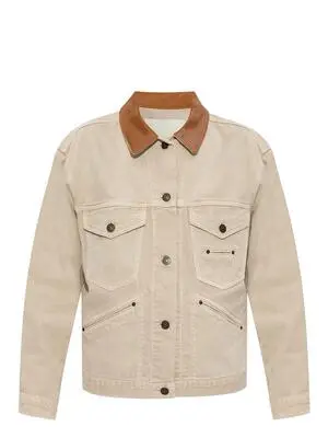 Isabel Marant Petunia Denim Jacket - Cream