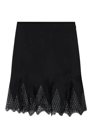 VERSACE Skirt With Lace Inserts
