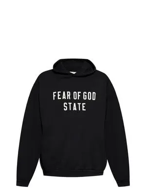 Fear Of God Embroidered Logo Sweatshirt - Black