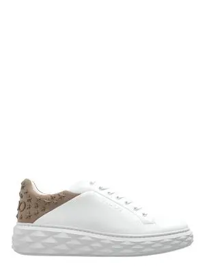 JIMMY CHOO Diamond Maxi Sneakers - White
