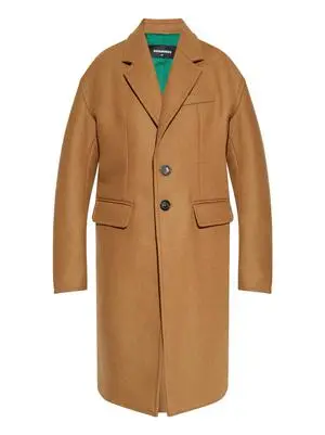 Dsquared2 Wool Coat - Beige