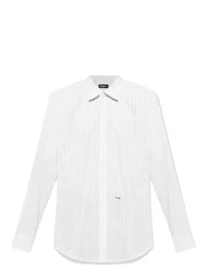 Dsquared2 Shirt With A Striped Pattern - White