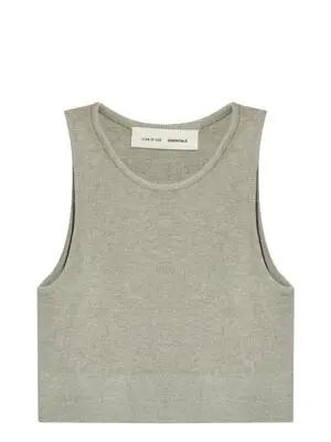 Fear Of God Sleeveless Crop Top - Grey