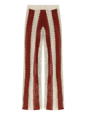 Zadig&Voltaire Pia Hand-crocheted Trousers - Cream