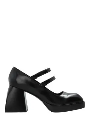 NODALETO Heeled Platform Pumps - Black