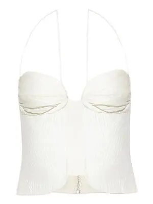 Cult Gaia Habana Corset - White