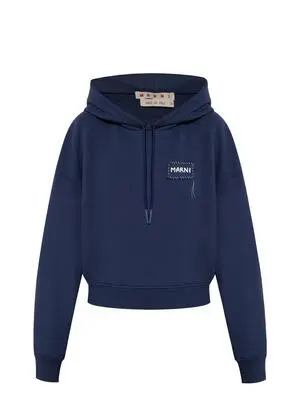 Marni Logo Sweatshirt - Navy Blue