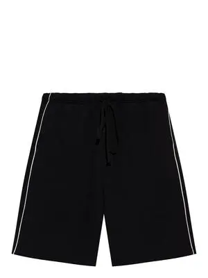 Fear Of God Shorts With Embroidered Logo - Black