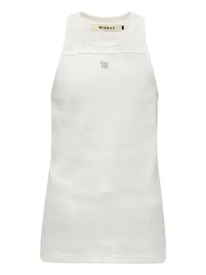MISBHV Tank Top With Logo - White