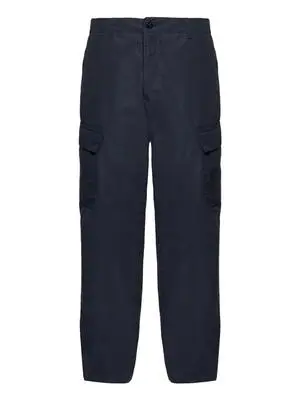 Stone Island Cotton Cargo Trousers - Navy Blue