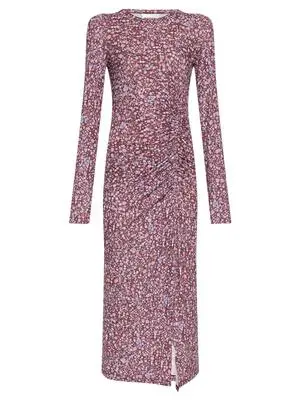 MARANT ETOILE Floral Print Midi Dress - Pink