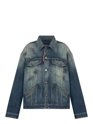 Dsquared2 Ombre Denim Jacket - Blue