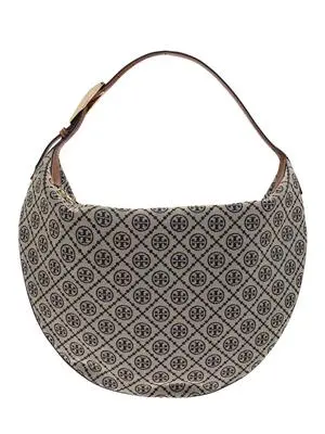 Tory Burch T Monogram Shoulder Bag - Beige