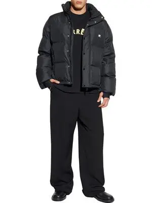 COURREGES Insulated Logo Jacket - Black