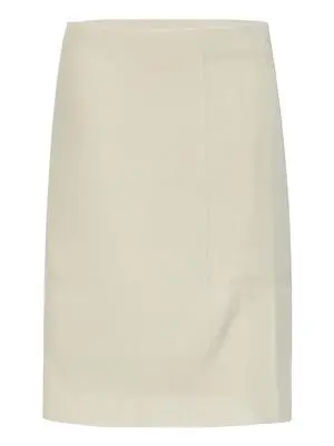 JIL SANDER Wool A-Line Midi Skirt