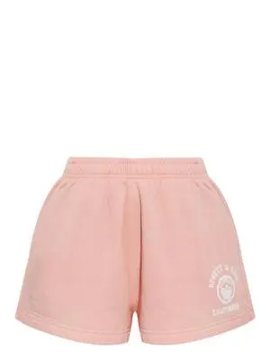 SPORTY & RICH Logo Shorts - Pink
